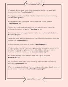 50 Scriptures That Will Help You Communicate - Valerie Murray